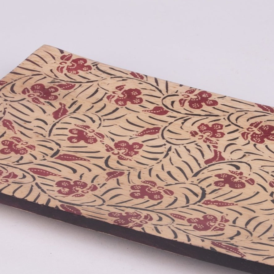 Batik Wooden Medium Rectangle Plates – From Bali to Us