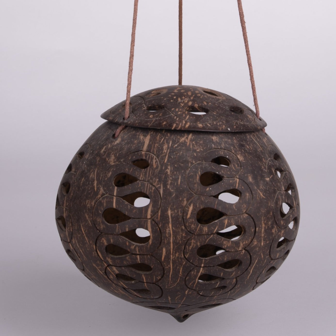 A Carved Hanging Coconut Vessel – From Bali to Us
