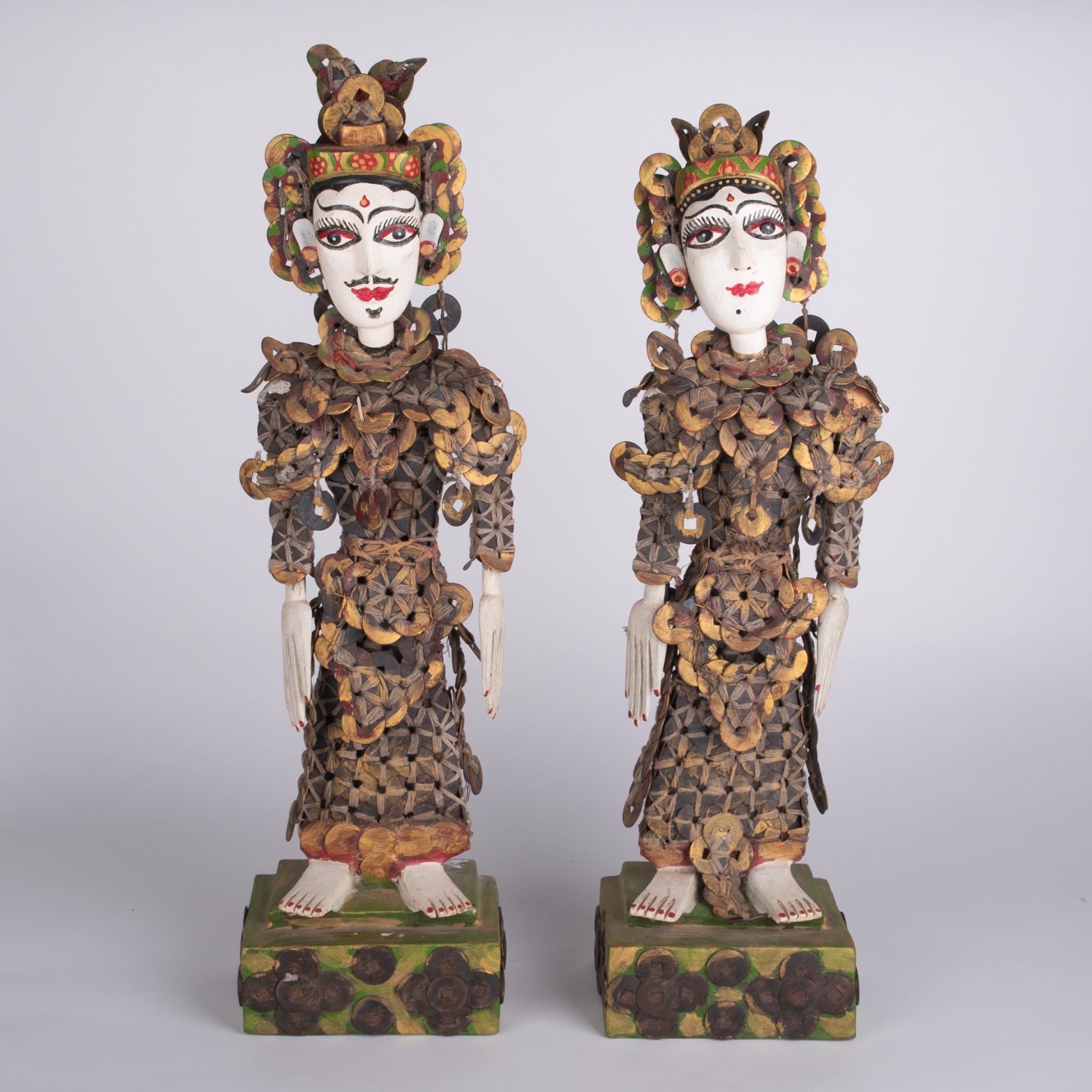 Balinese Coin Art Bali Coin Statue Etsy