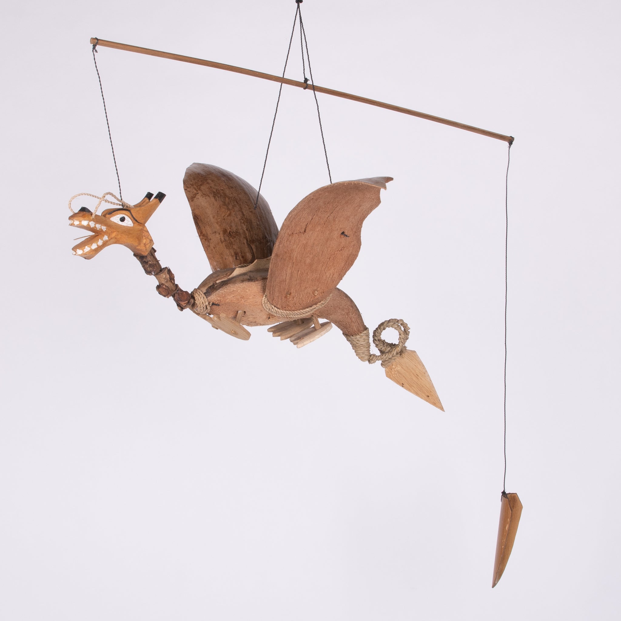 Flying Whimsical Dragon Mobile – From Bali to Us