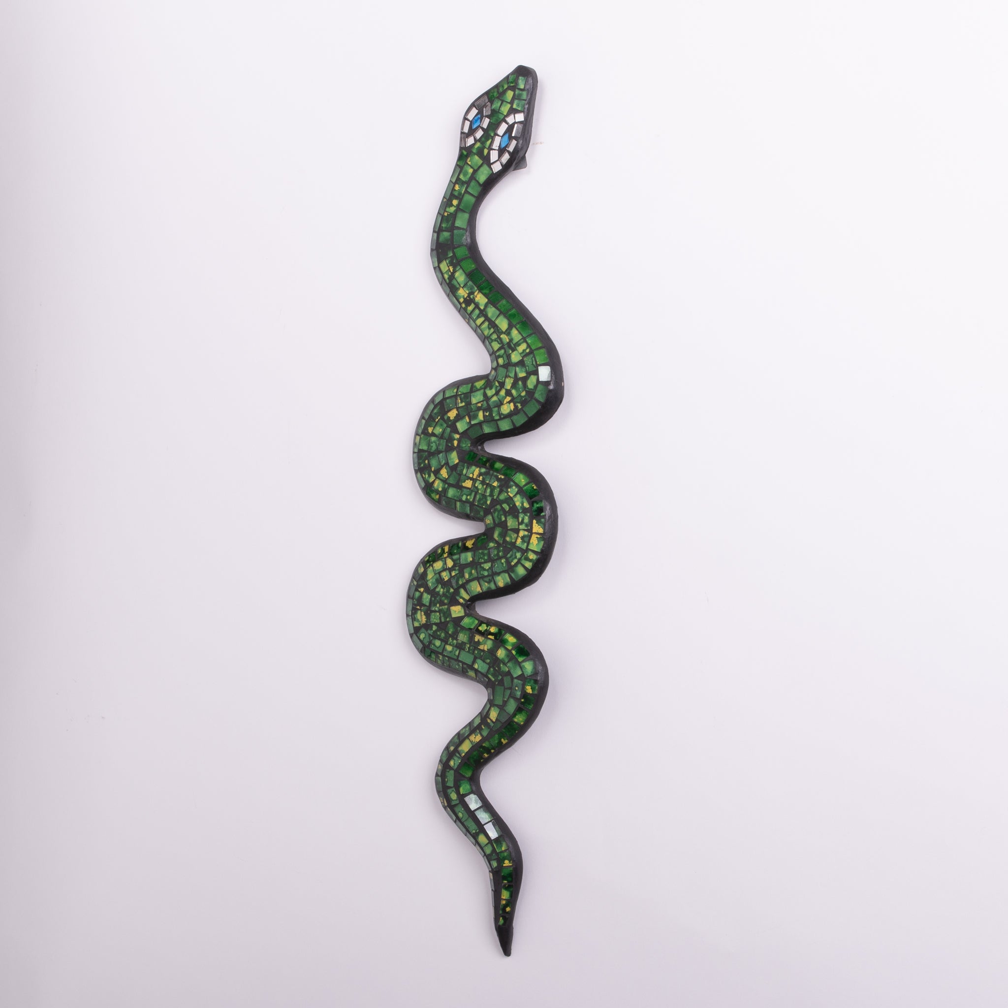 Mosaic Snakes Climbing the Wall – From Bali to Us