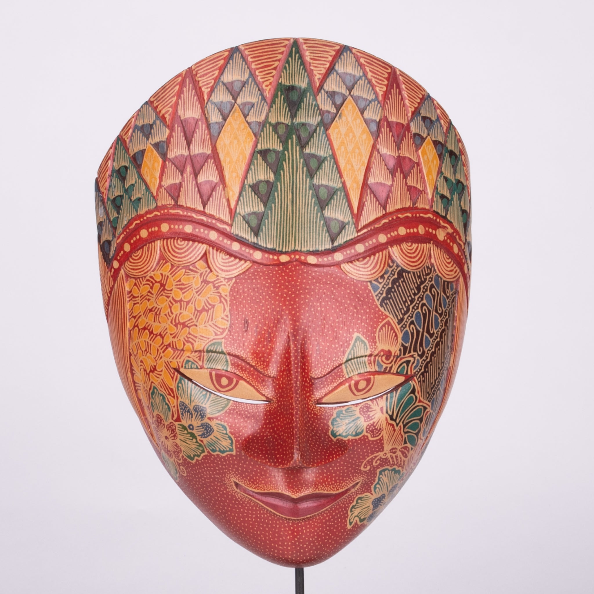 Batik Wooden Mask Extra Large Smooth – From Bali to Us