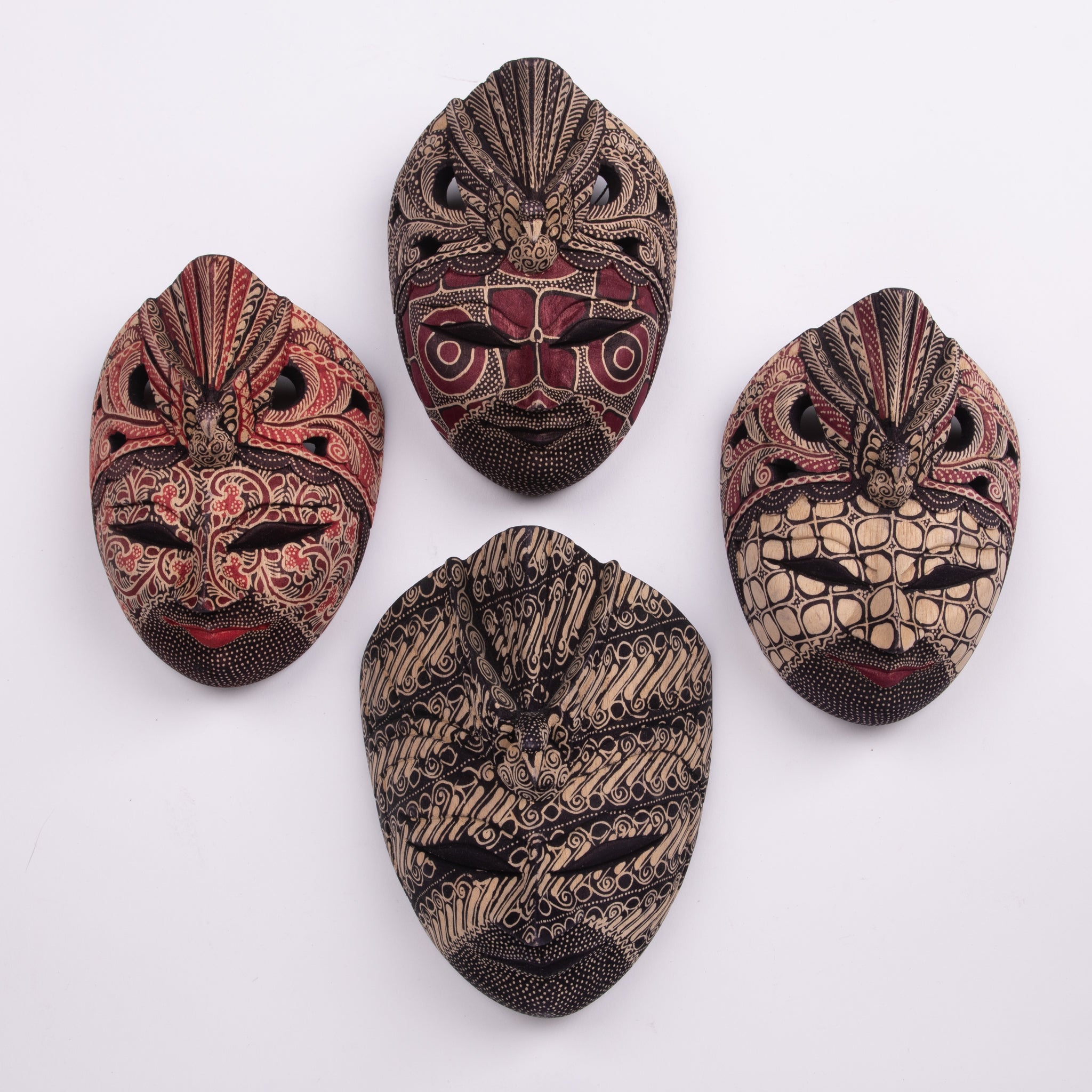 Balinese Wooden Masks Wooden Barong Balinese Divinity Mask – Arte