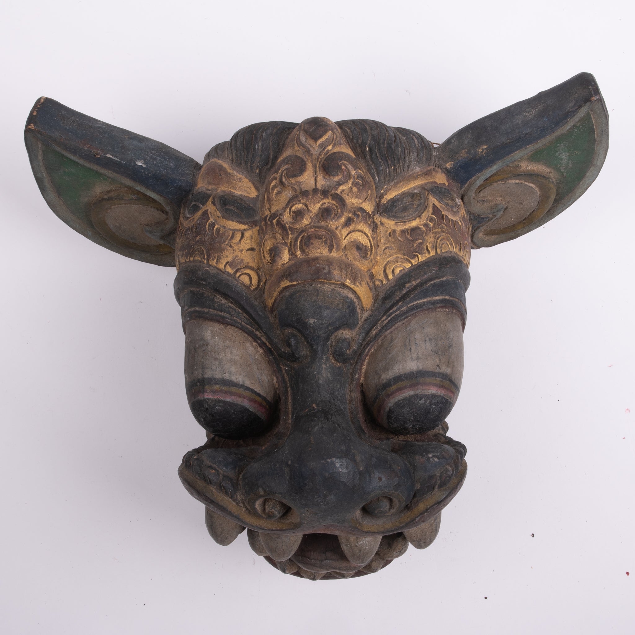 Vintage Carved Barong Wall Decor Masks – From Bali to Us