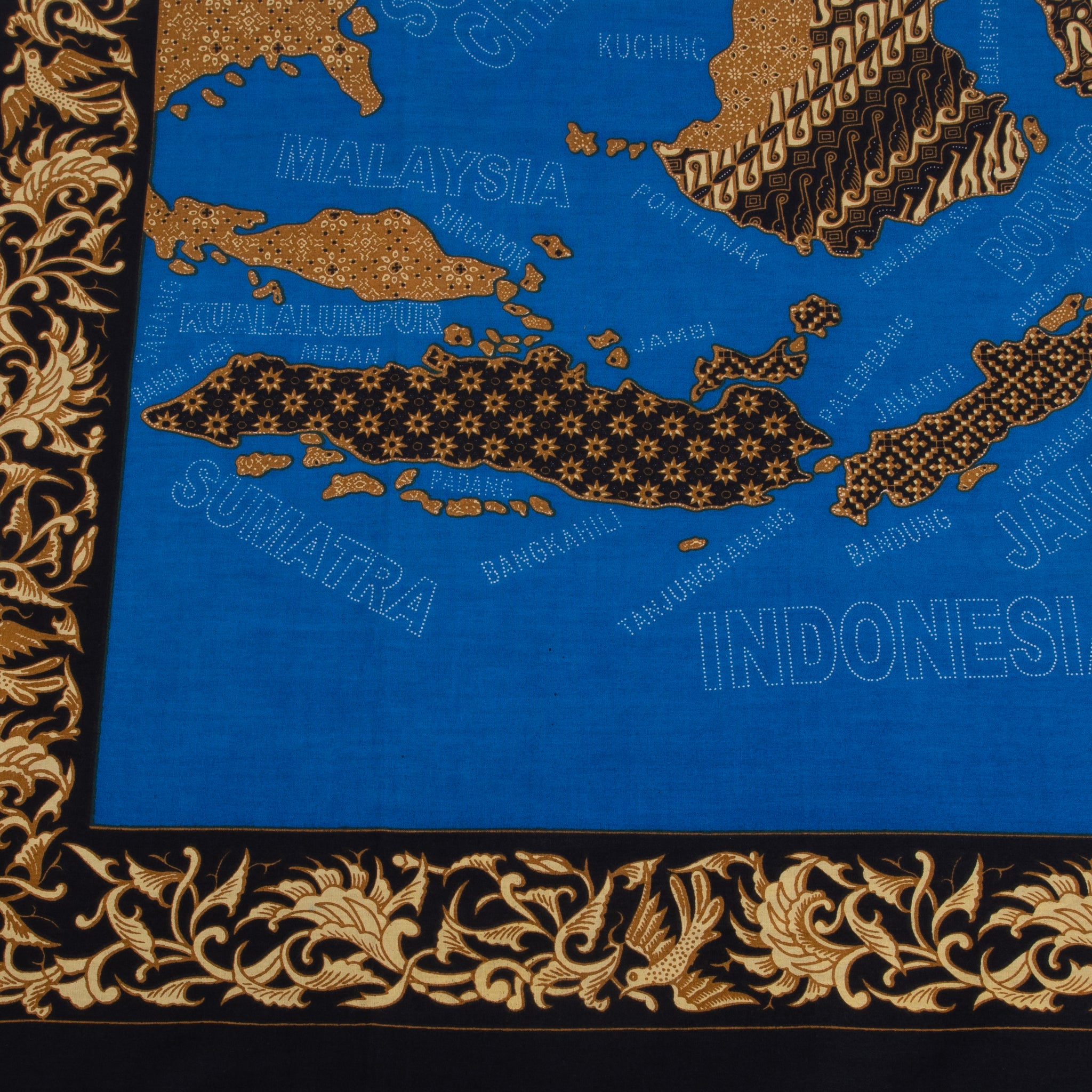 Batik Map of Indonesia & Tablecloth – From Bali to Us
