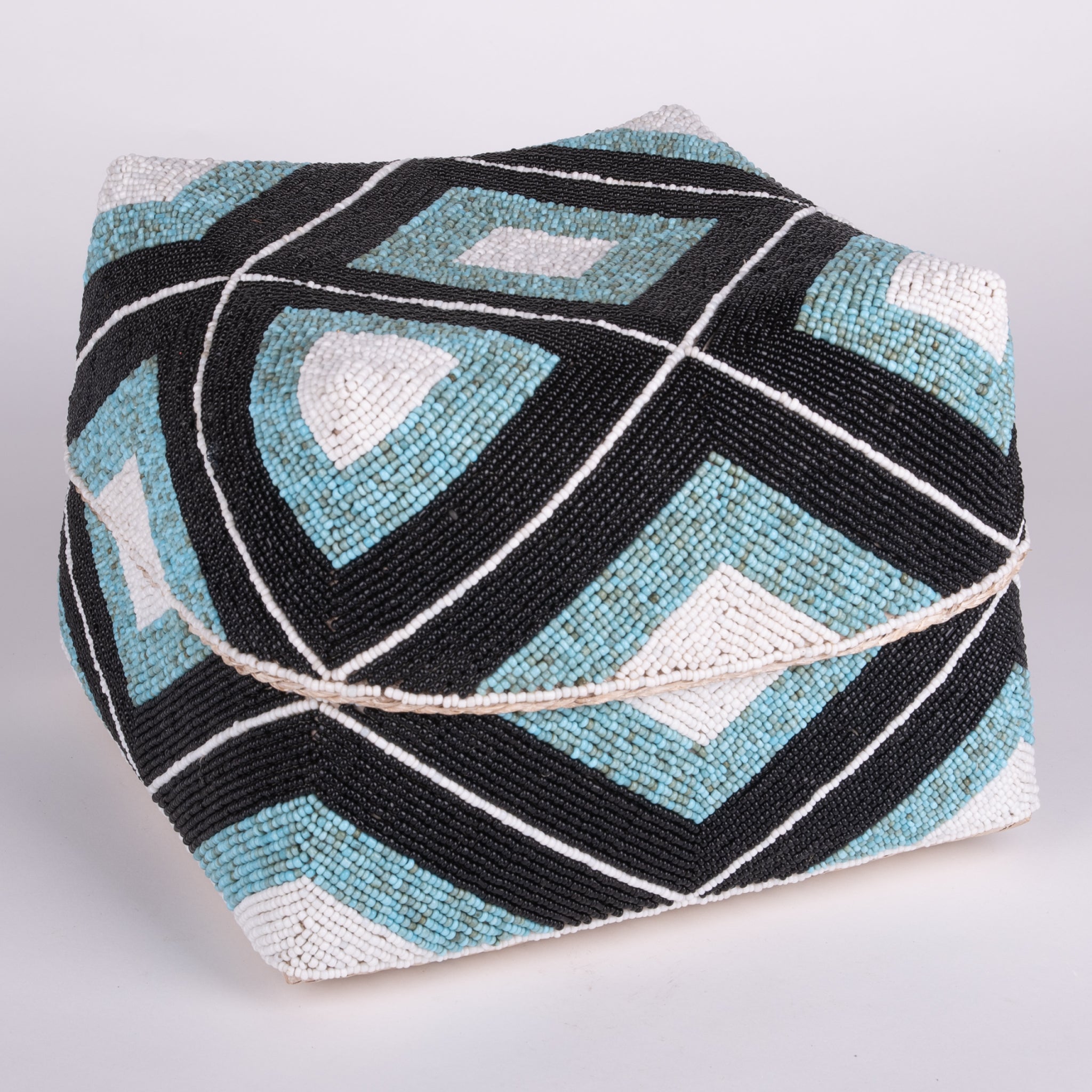 Stunning Beaded Balinese Offering Basket – From Bali to Us