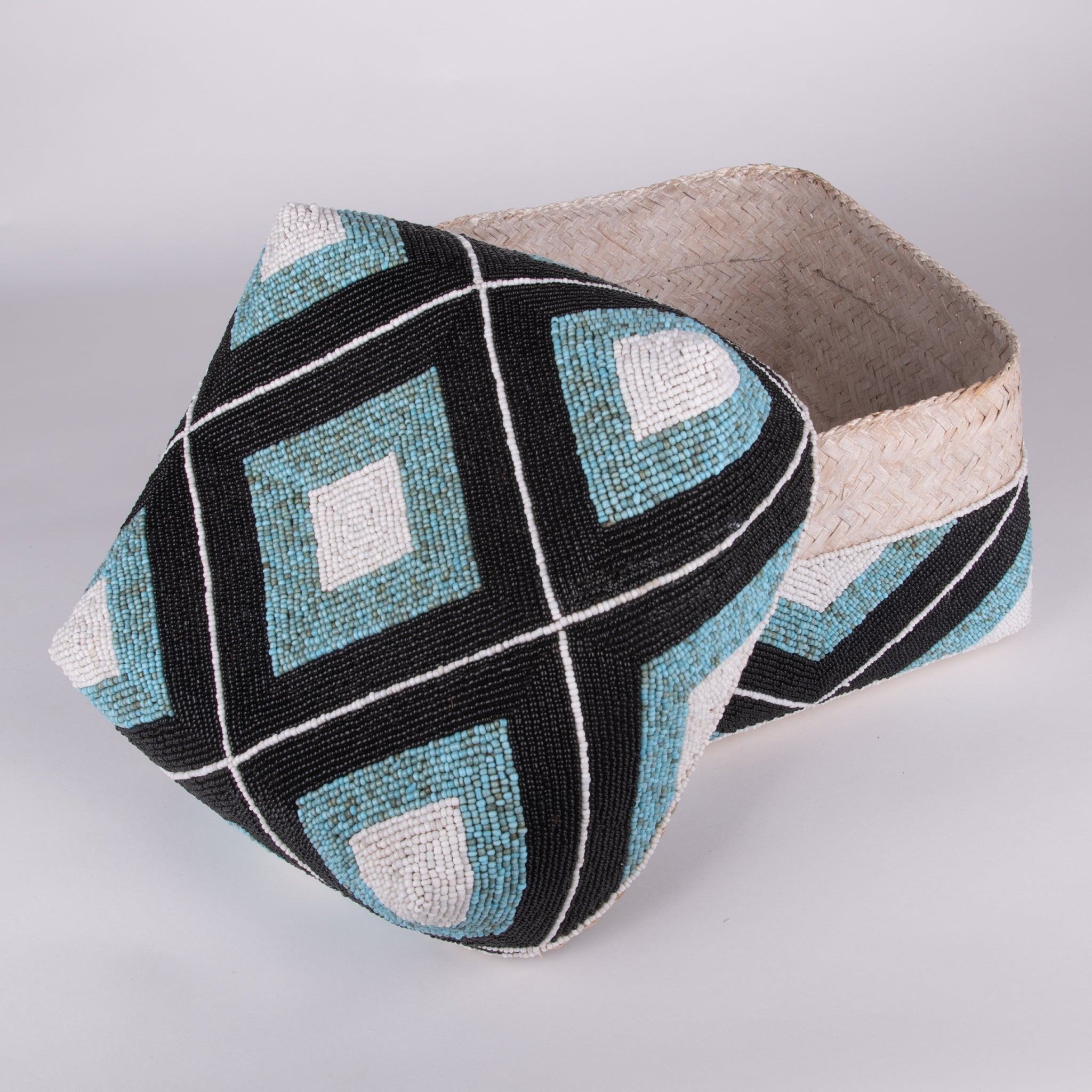 Stunning Beaded Balinese Offering Basket – From Bali to Us