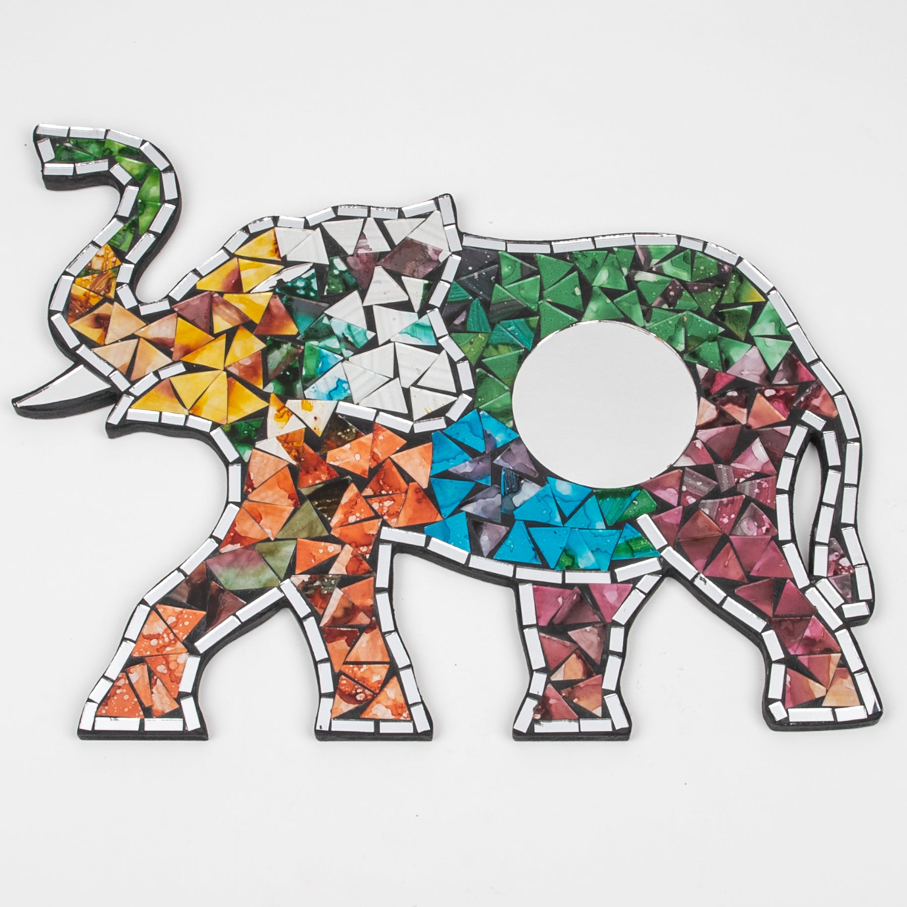 Mosaic Elephant Wall Hanging Large – From Bali to Us